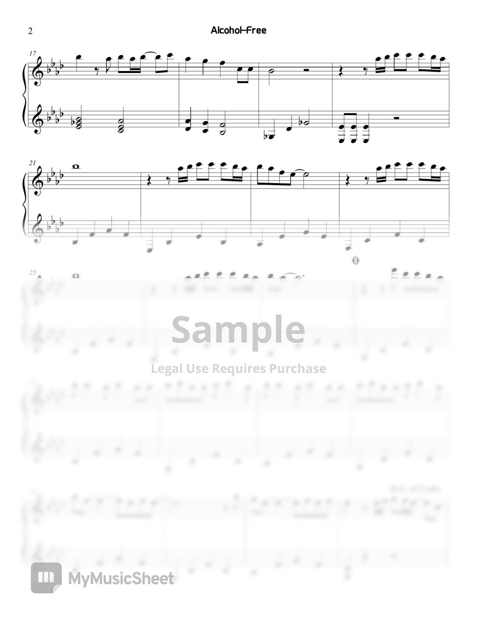 TWICE - Alcohol-Free (EASY ver.) Sheets by Sunny Fingers Piano