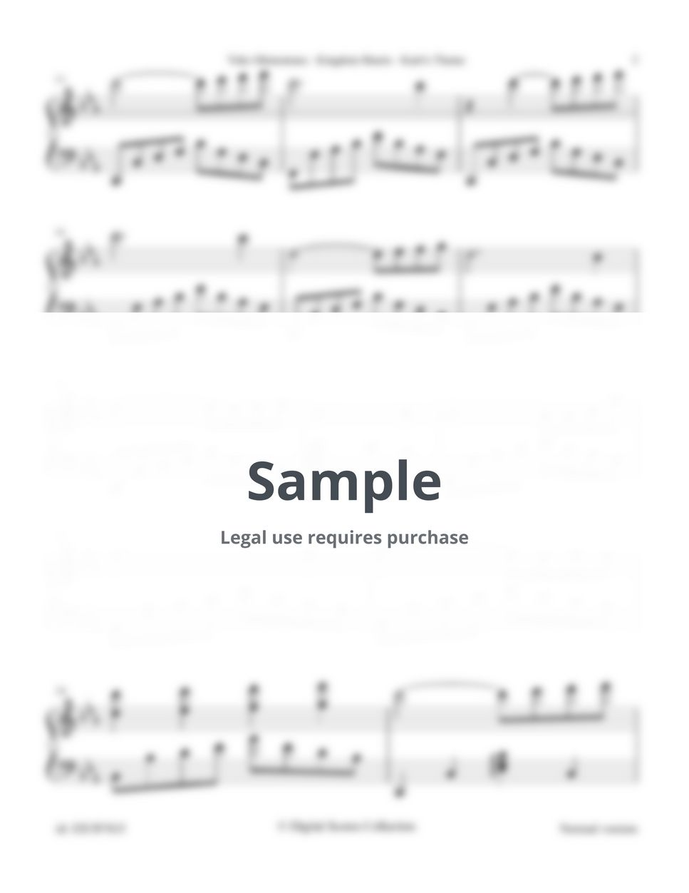 Yoko Shimomura - Kairi's Theme (OST Kingdom Hearts) Sheets by Digital Scores Collection