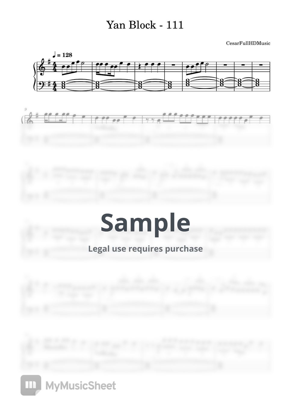 Yan Block - 111 Sheets