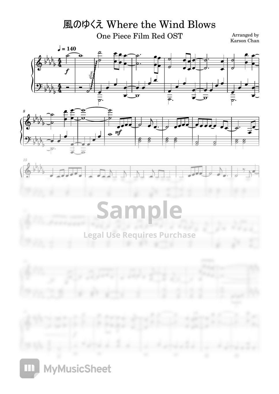 One Piece Film Red - 風のゆくえ Where the Wind Blows (One Piece Film Red OST ...