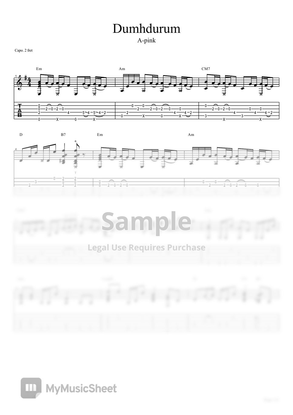 Apink - Dumhdurum Sheets by David Chun