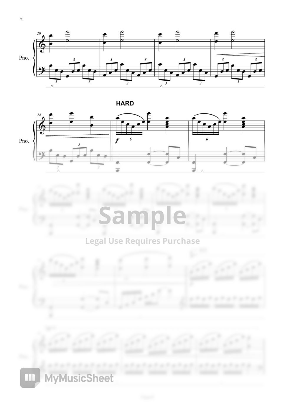 Hans Zimmer - Interstellar | EASY to EXPERT but... Sheet Music by PACIL