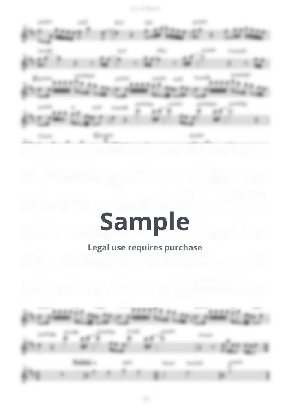 TOMOO - Contrast (Blue Box / in Bb) Sheet Music by muta-sax