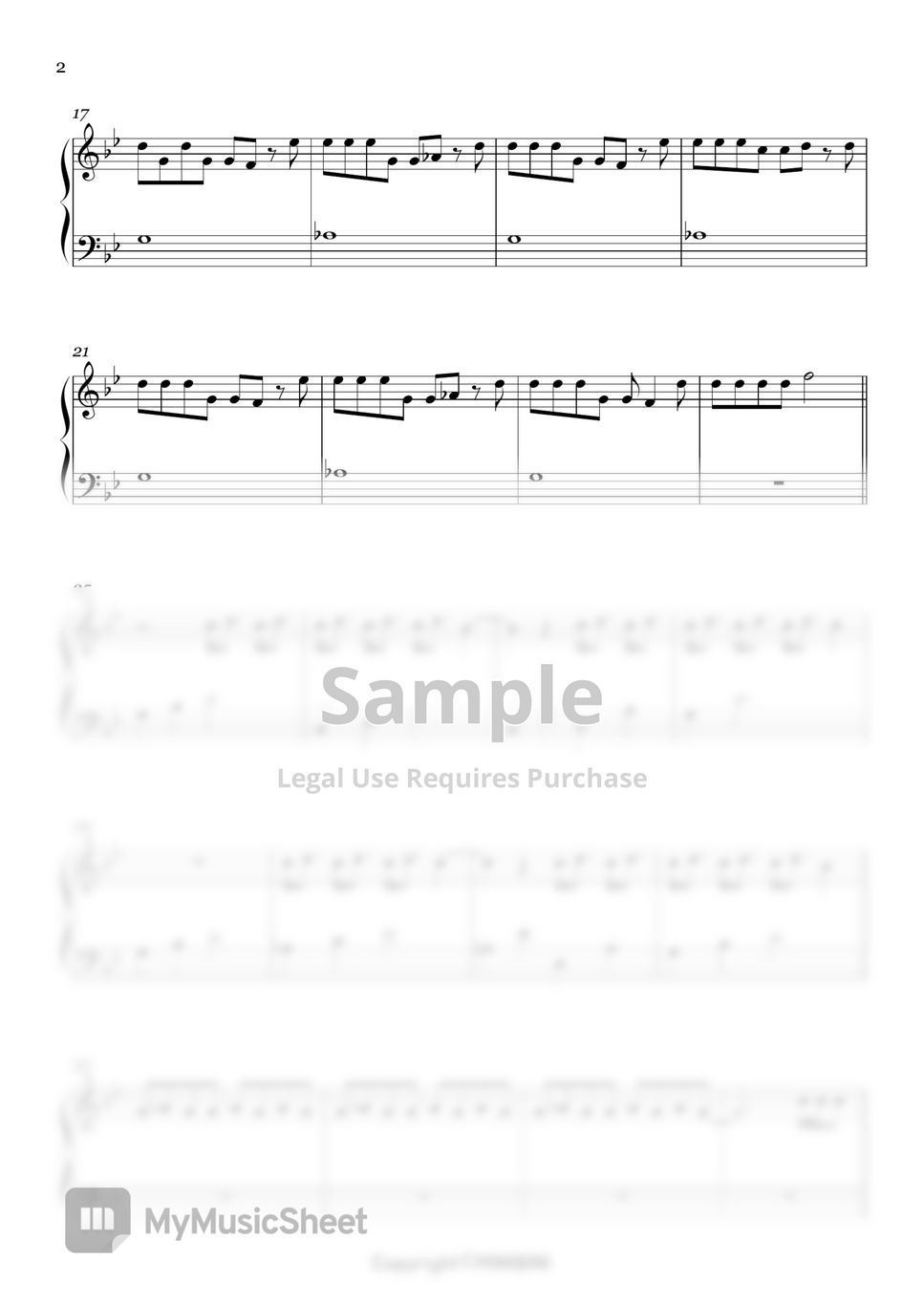 EXO - OBESESSION (Easy Version) Sheets by MINIBINI