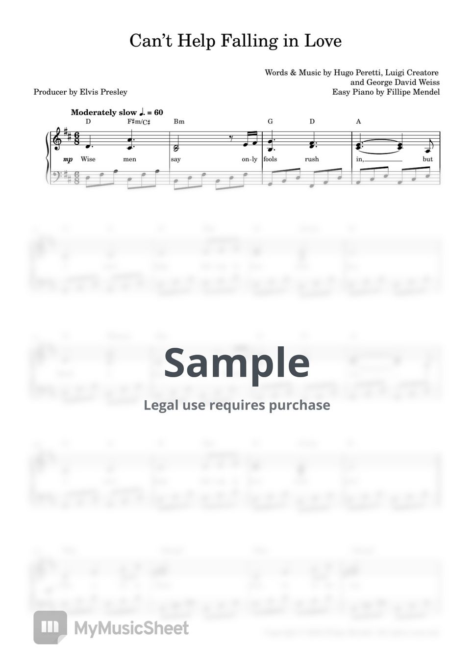 Hugo Peretti, Luigi Creatore and George David Weiss - Can’t Help ...