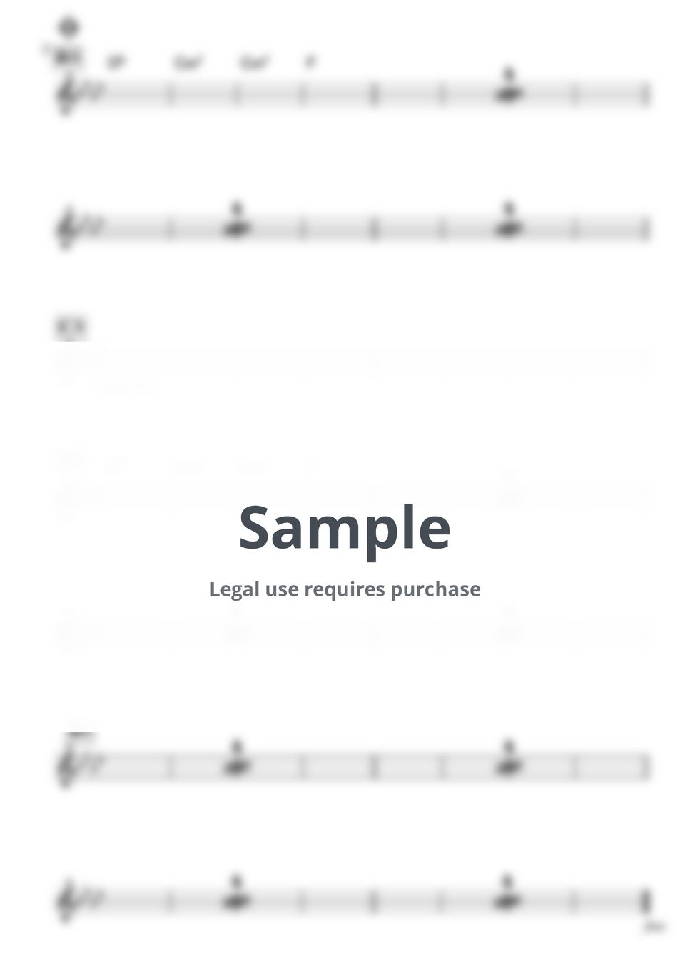 Pharrell Williams - Happy Tab + 1staff by edward8561