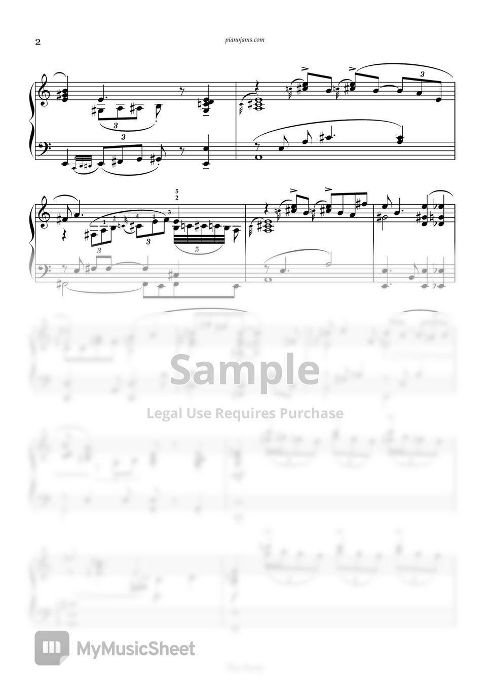 Satoshi Takebe - The Party (From Up on Poppy Hill) Sheets by PianoJams