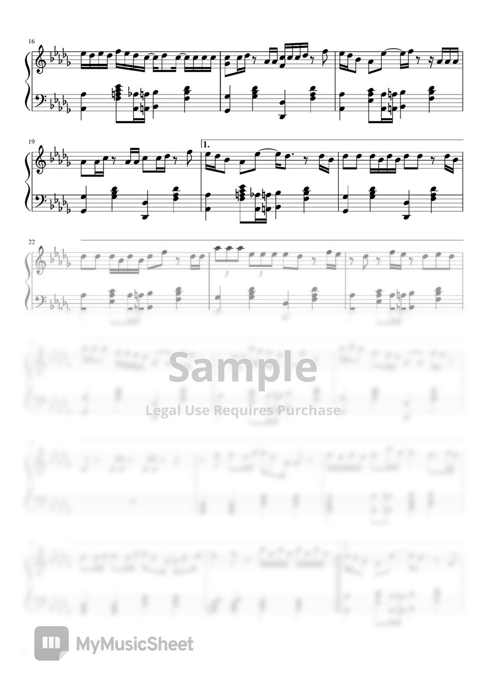 BTS - Friends Partitur by Moon. Laif