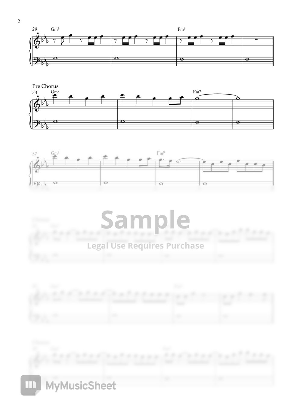 NewJeans - Super Shy (EASY PIANO SHEET) Sheets by Pianella Piano