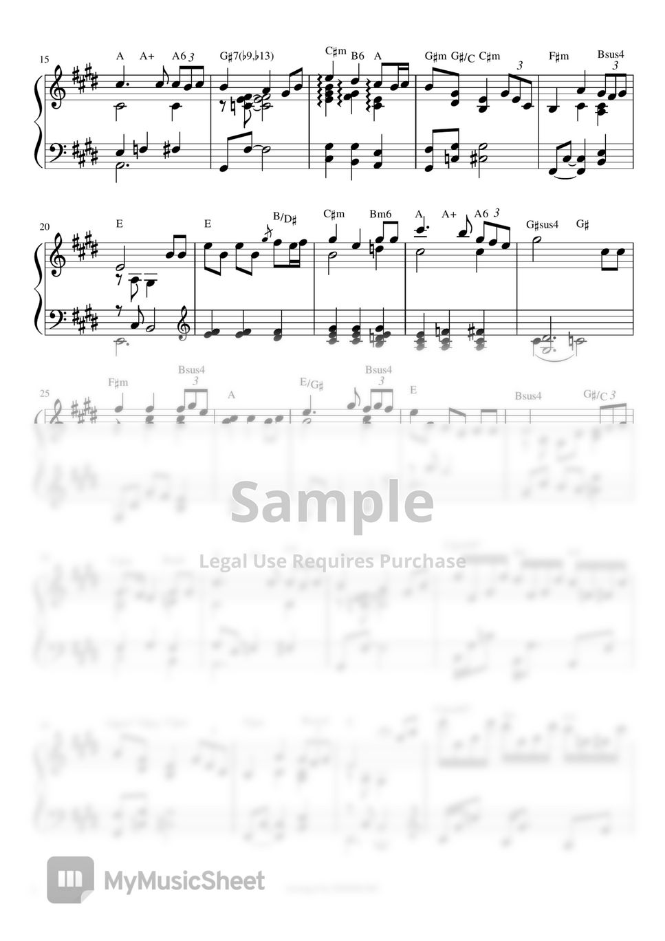 찬송가301장 지금까지 지내온 것 찬송가 재즈 편곡 Hoja By Perimusic