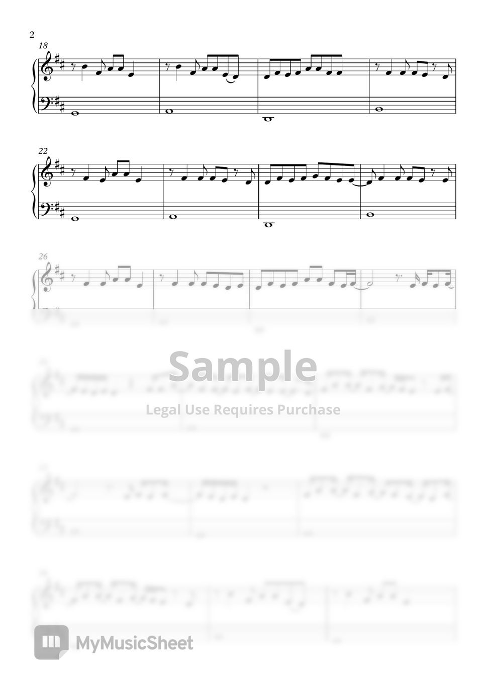 Ali Gate - It's You (EASY) Sheets by SlowEasyPiano