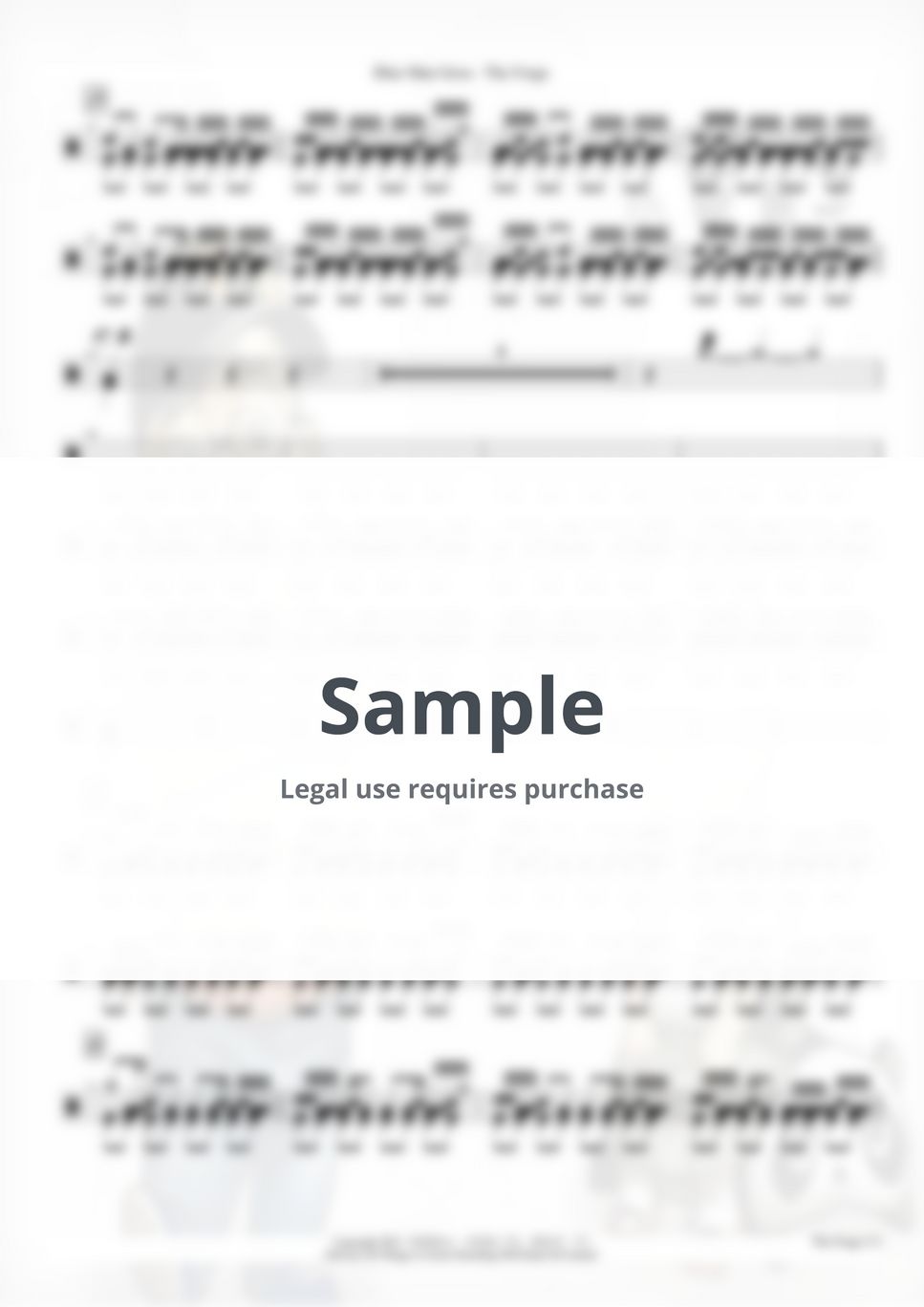 Blue Man Group - The Forge (《Three》) Sheet Music by 小董胖子