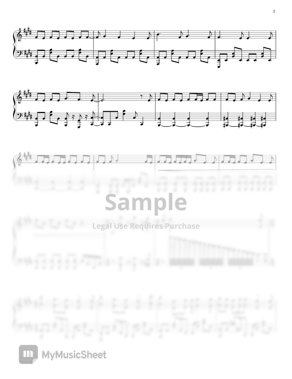 Halca - First Drop Sheets by Caazi Piano Sheets