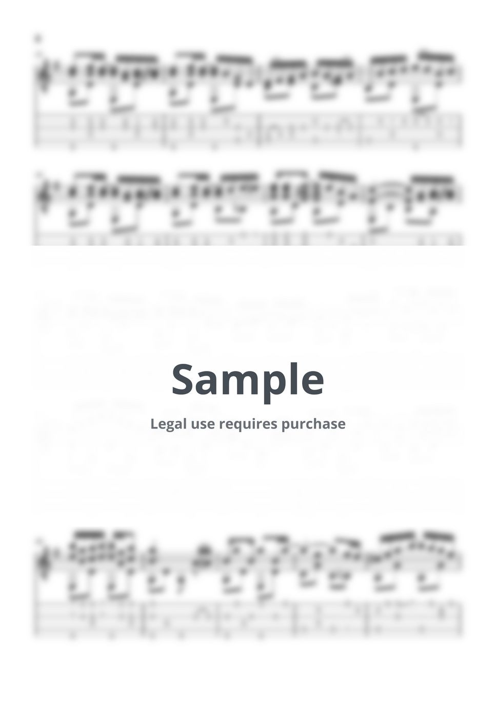 Scott Joplin - The Entertainer TAB+1 Staff by Toshihiro Iwaki