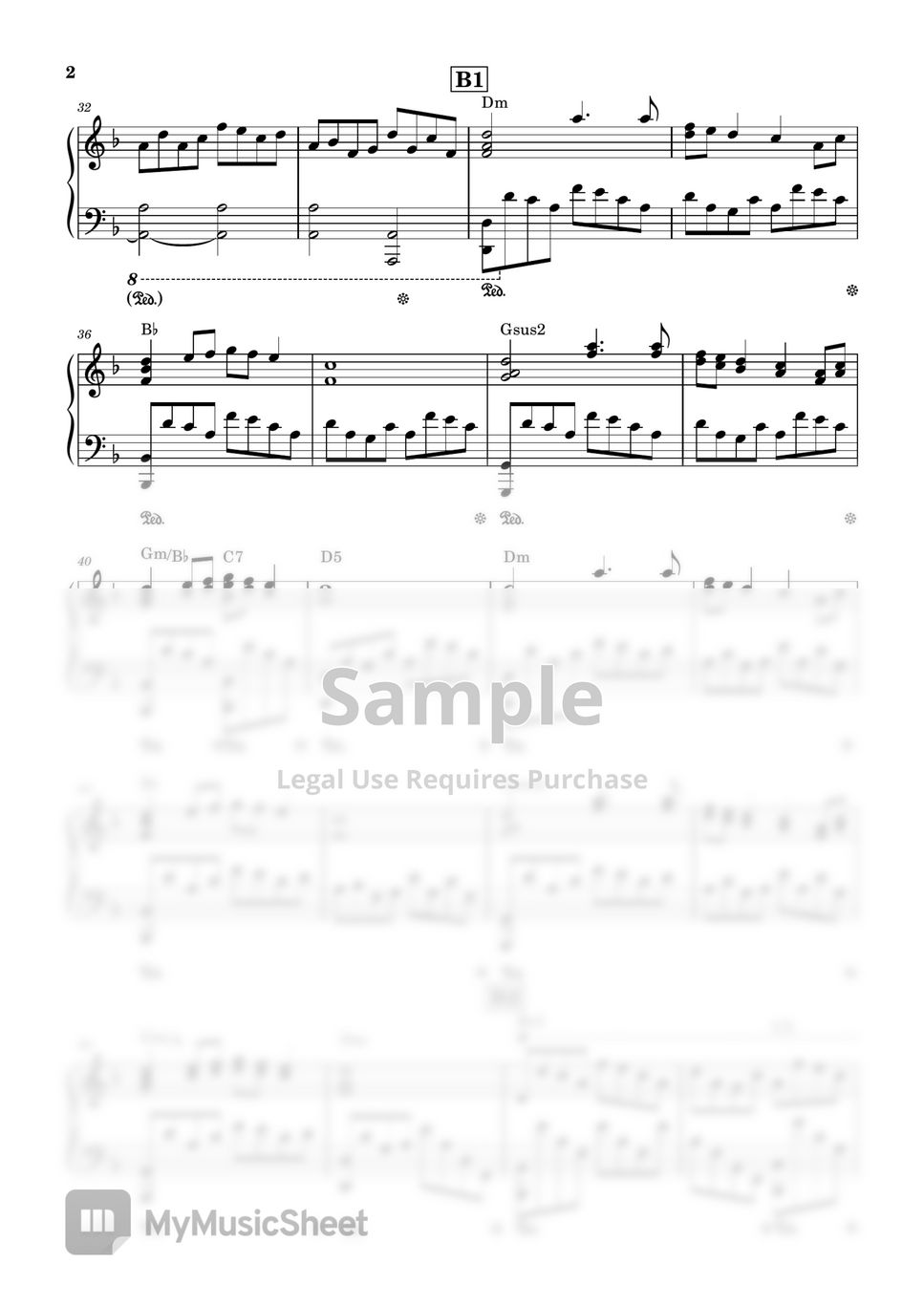 RADWIMPS - Suzume No Tojimari Trailer OST (Piano Sheet Music with MIDI ...