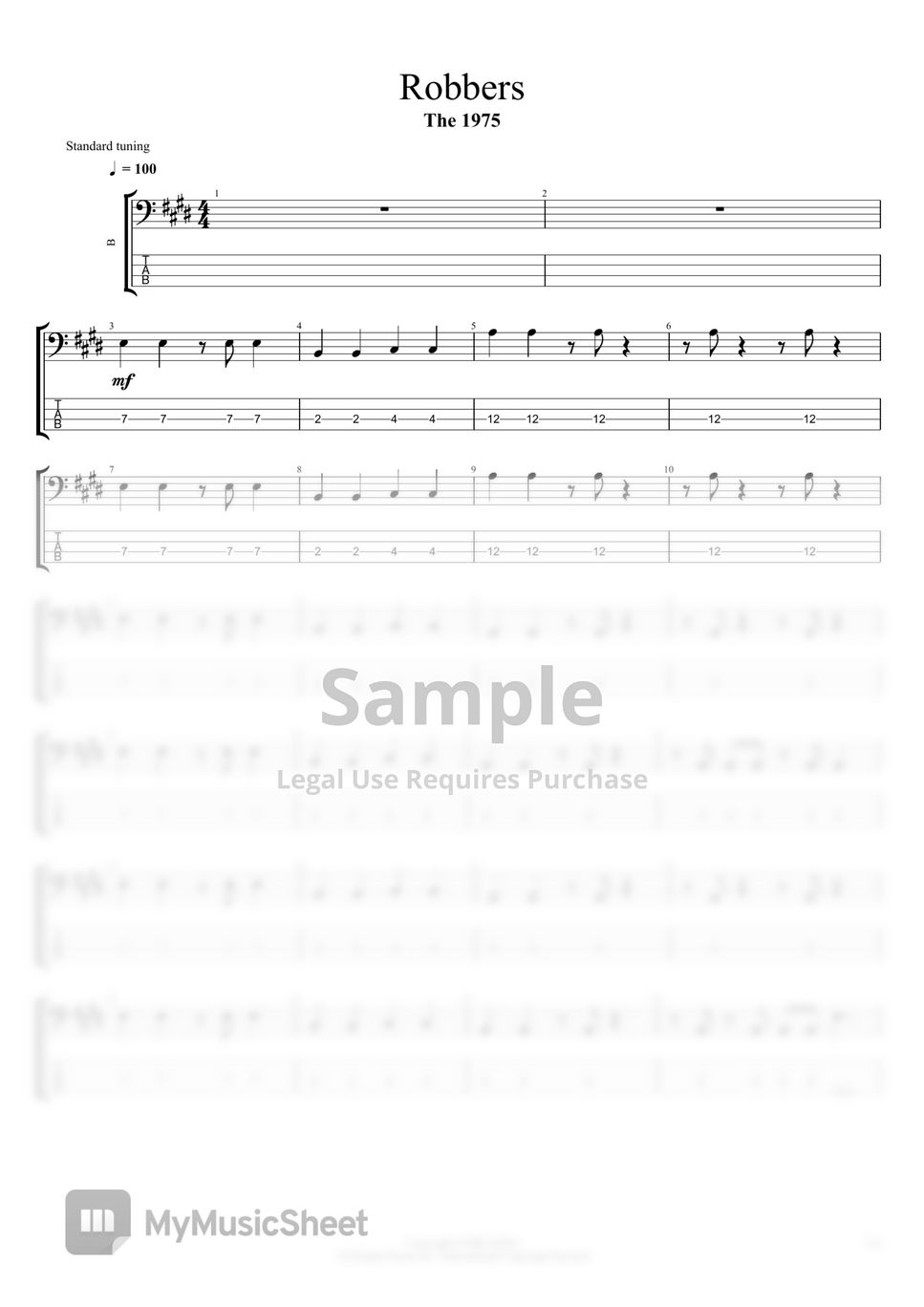 The 1975 - Robbers Sheets by CORE KING