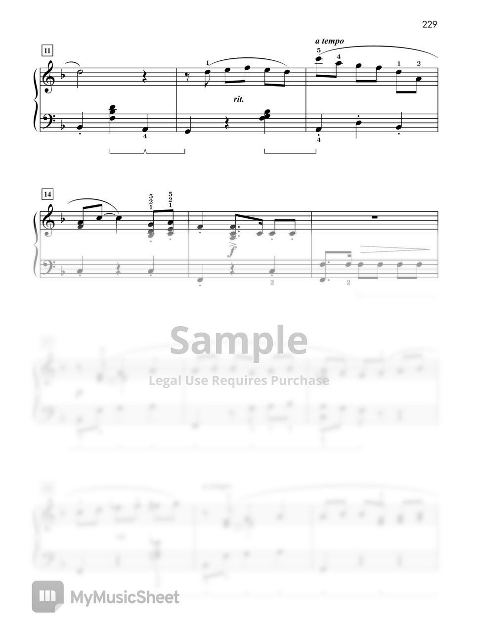 Musettas Waltz Easy Sheet Sheets By Hemsach