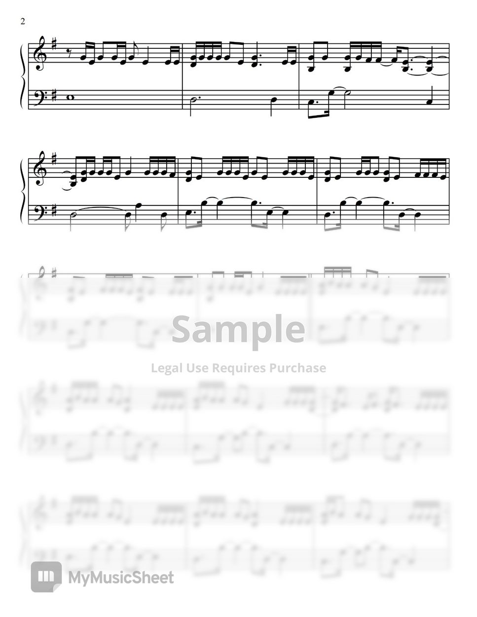 BLOO - Downtown Baby Sheet Music by Moonrise