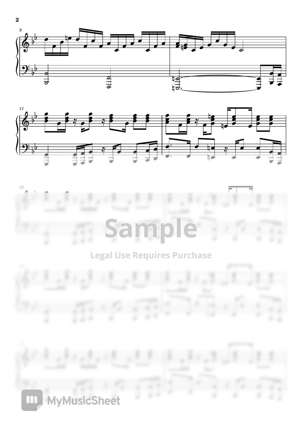 Coldplay - Paradise 악보 by Piano Go Life