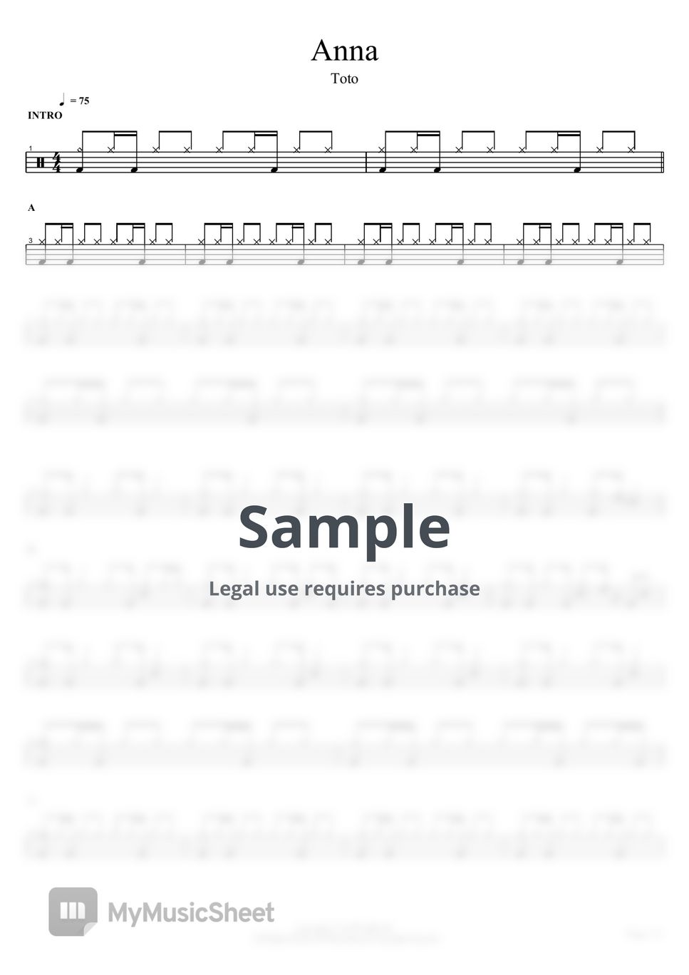 Toto - Anna Sheets by COPYDRUM