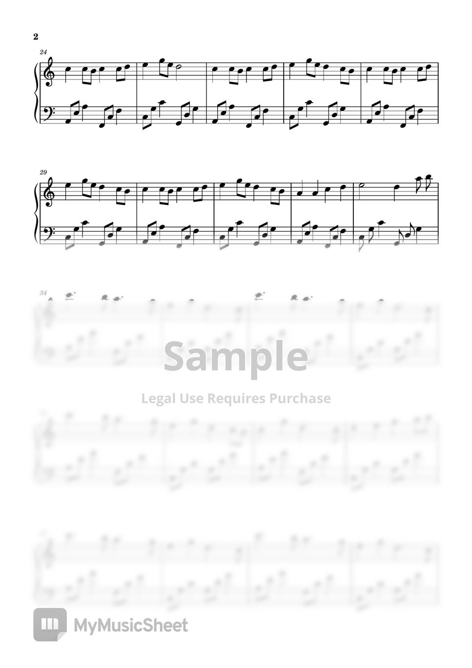 Candy Wind - Blue Sky โน้ตเพลง by Lilizoe