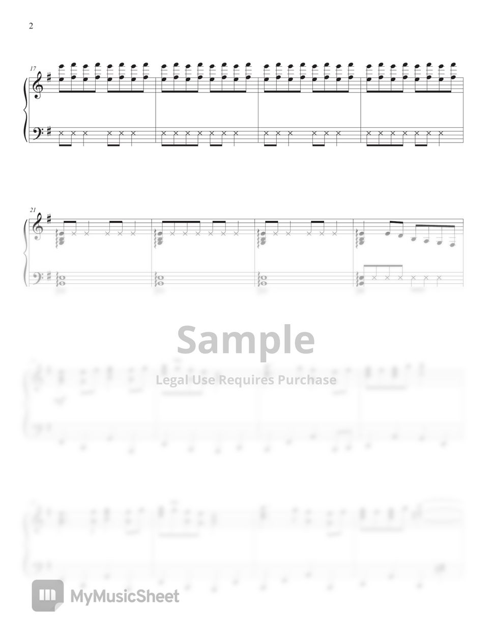 Jung Jaeil - Way Back then (Squid Game OST) 악보 by Jinnie J