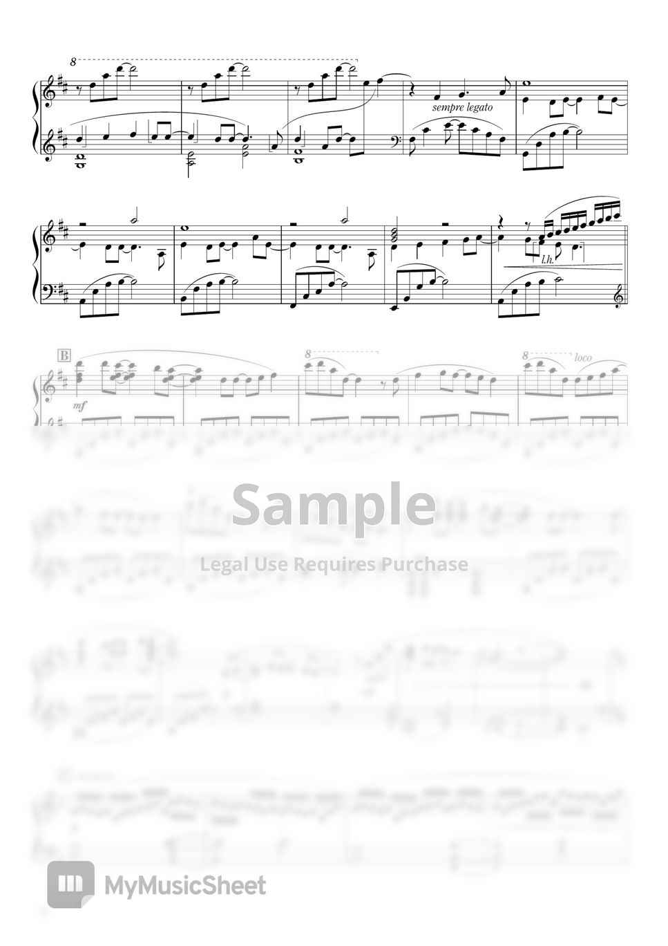 TRUE - Sincerely (Violet Evergarden OP) Sheets by Animenz