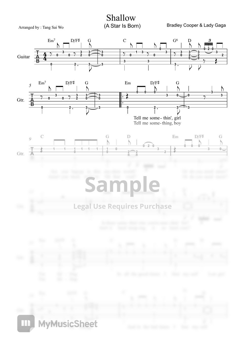 Lady Gaga, Bradley Cooper - Shallow (Shallow - Lady Gaga, Bradley ...