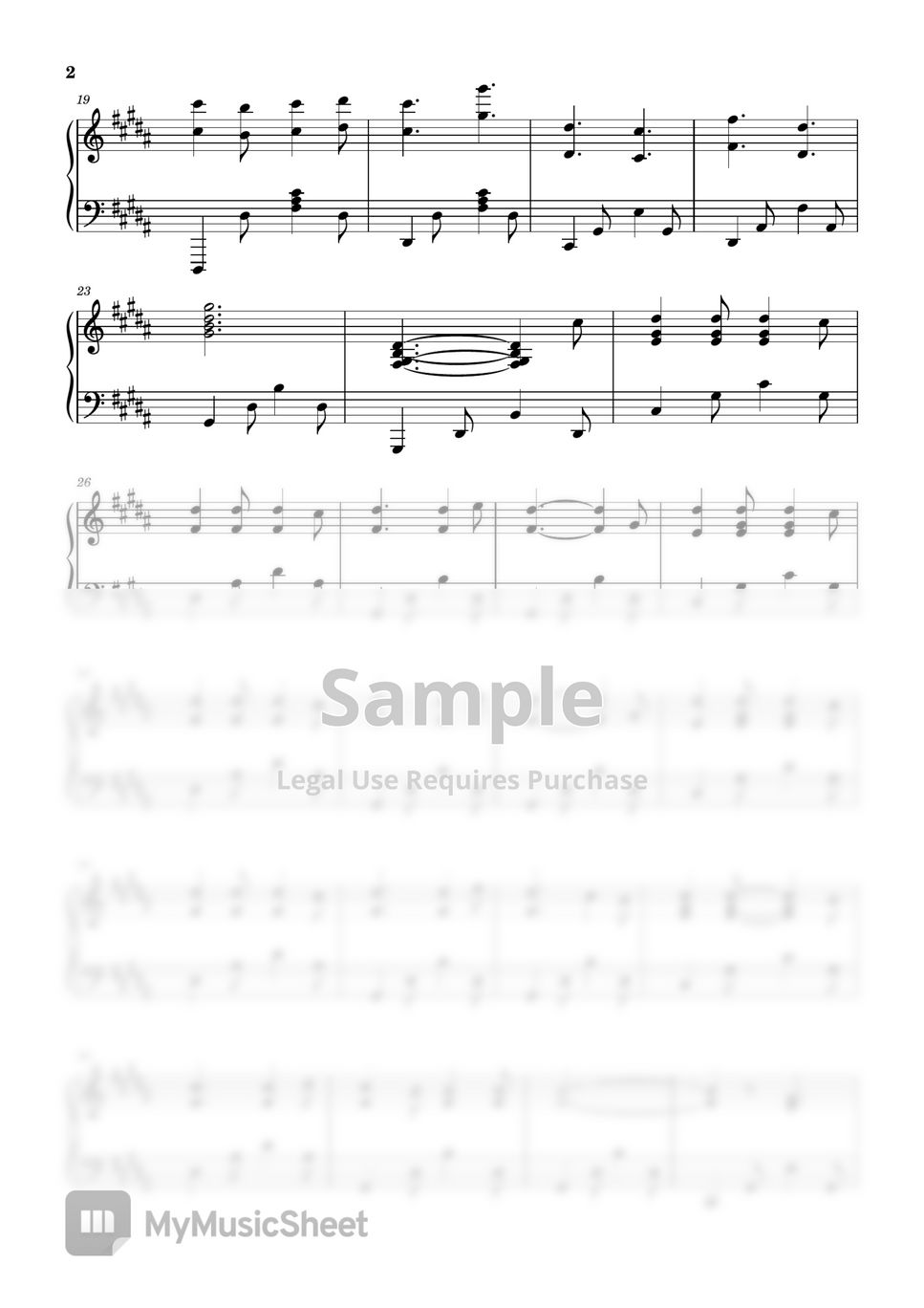 nekobolo - 自傷無色 (Short ver.) Sheet Music by Kuma Kim