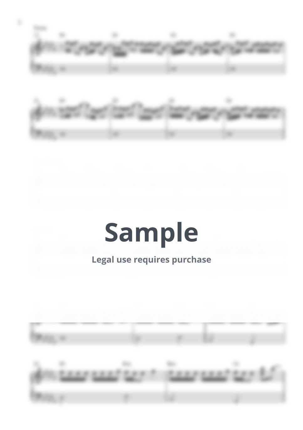 Ed Sheeran - Sapphire (EASY PIANO SHEET) 악보 by PP