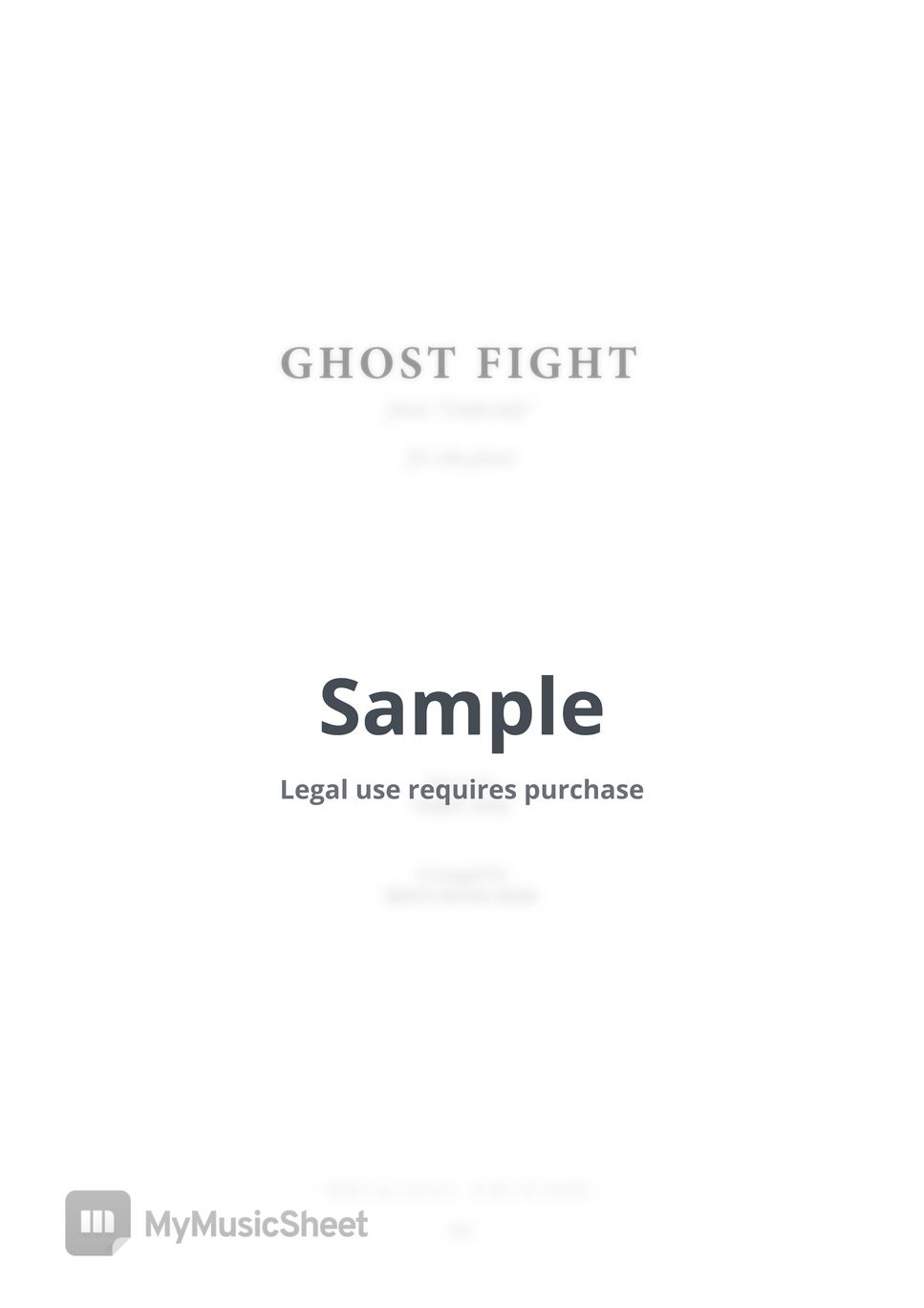 Toby Fox - Ghost Fight Sheets by Heui Sung Kim