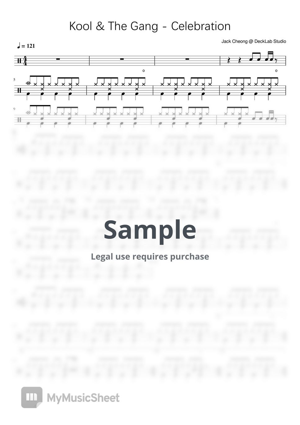 Kool & The Gang - Celebration (Drum) Sheets by Jack