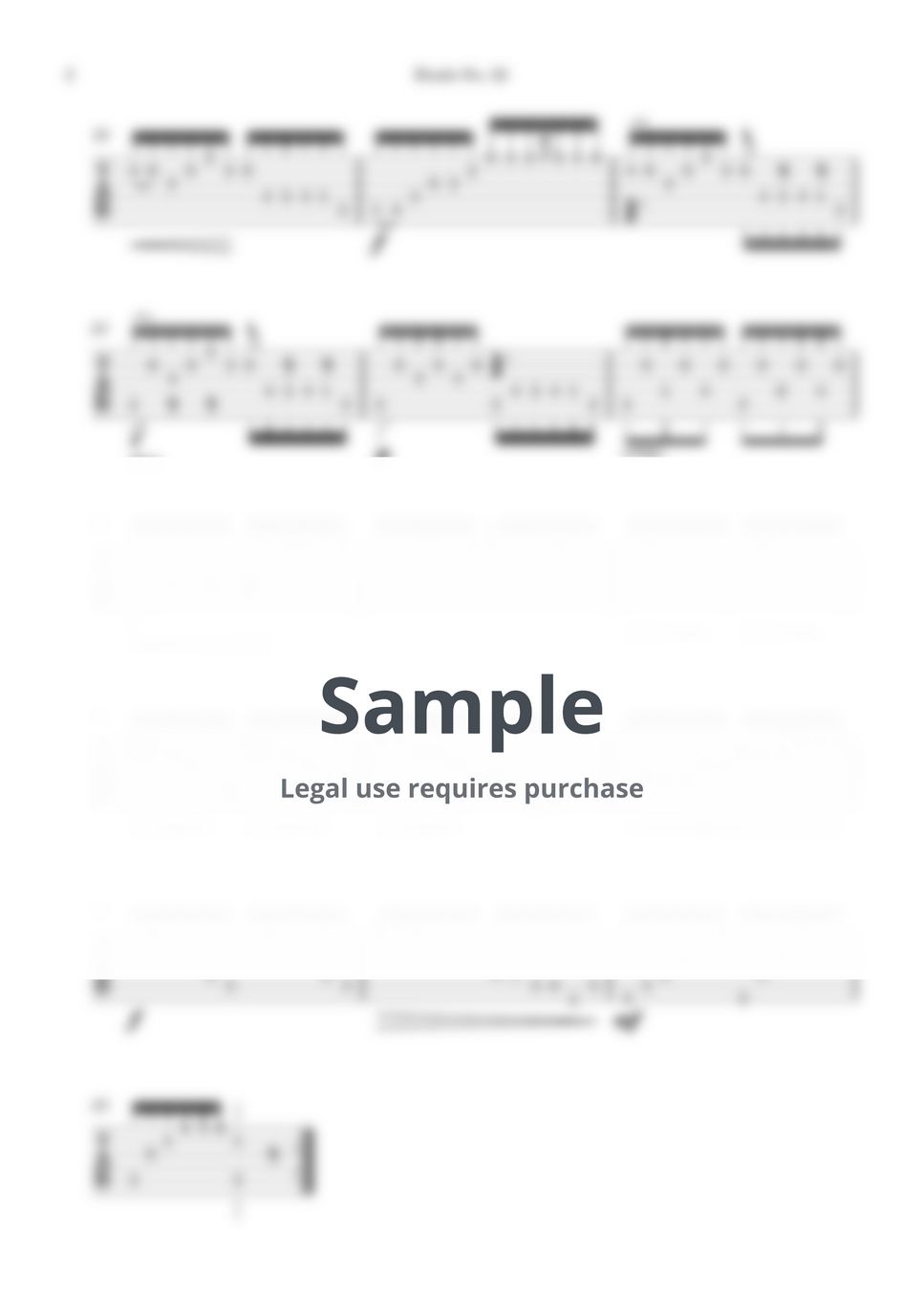 Matteo Carcassi - Etude No. 22 Sheets by Juan Carlos Felix