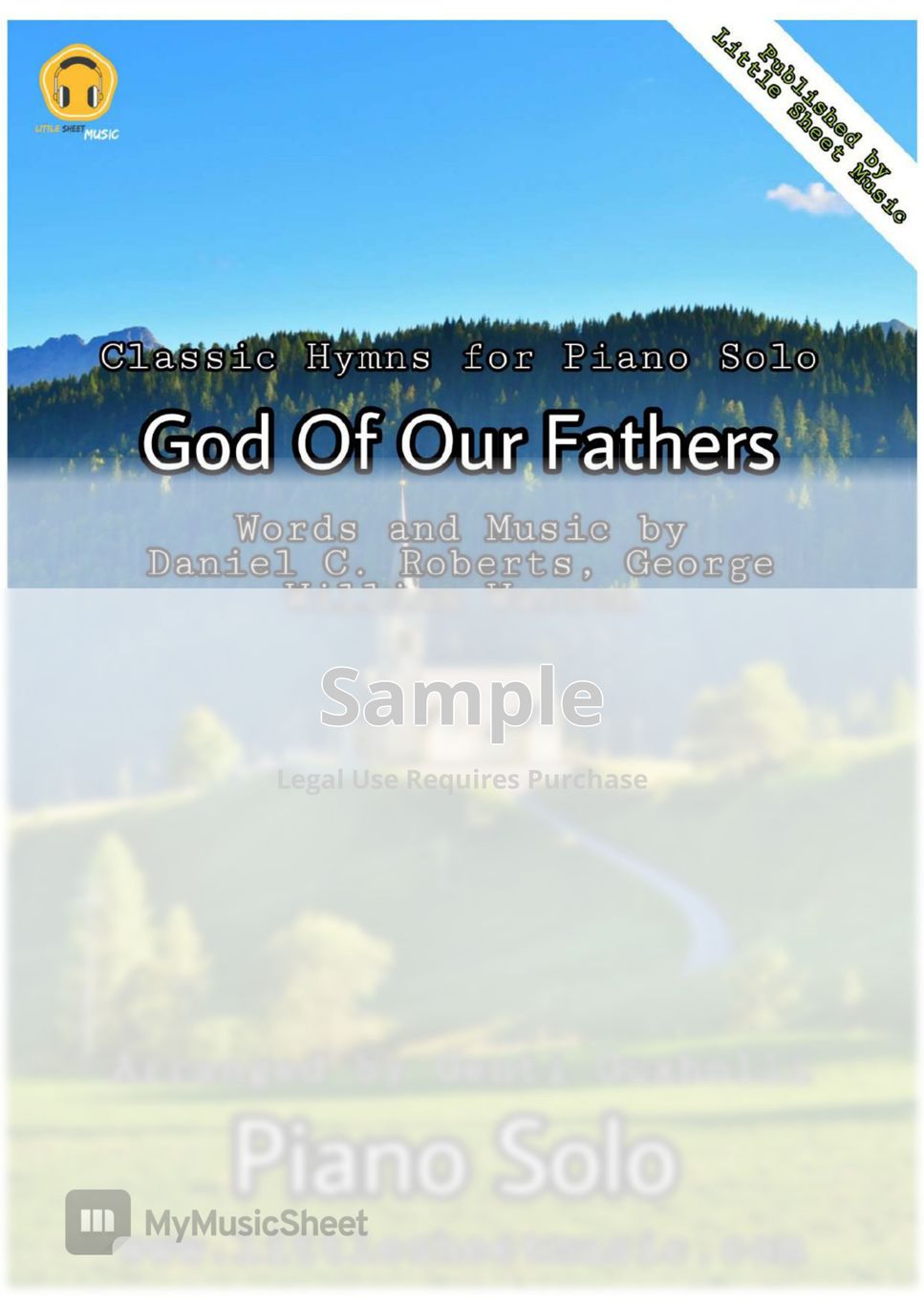 Daniel C. Roberts - God Of Our Fathers Sheets by Genti Guxholli