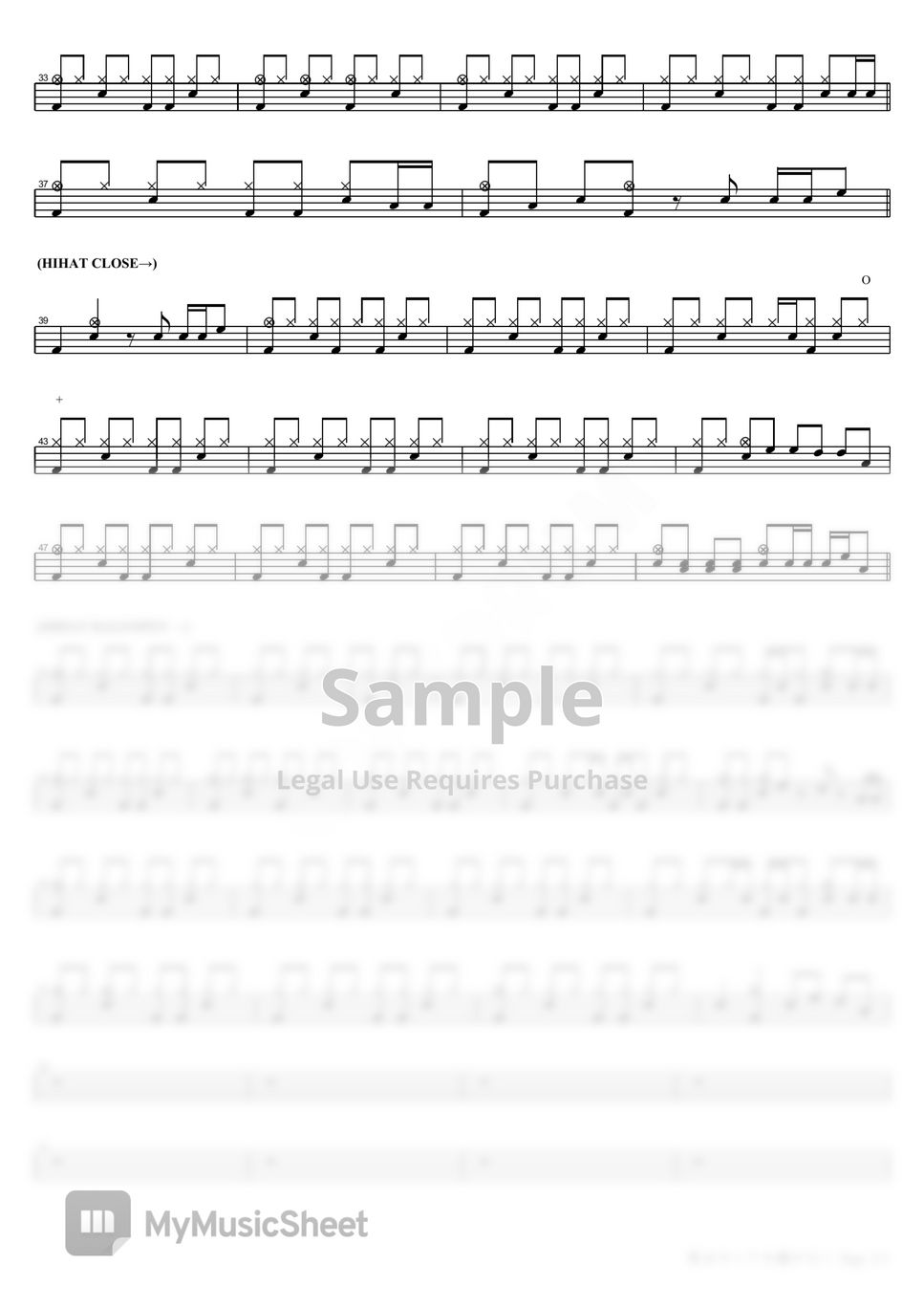 Aimyon - Kimiwa Rock Wo Kikanai (너는 록을 듣지 않아) Sheets by COPYDRUM