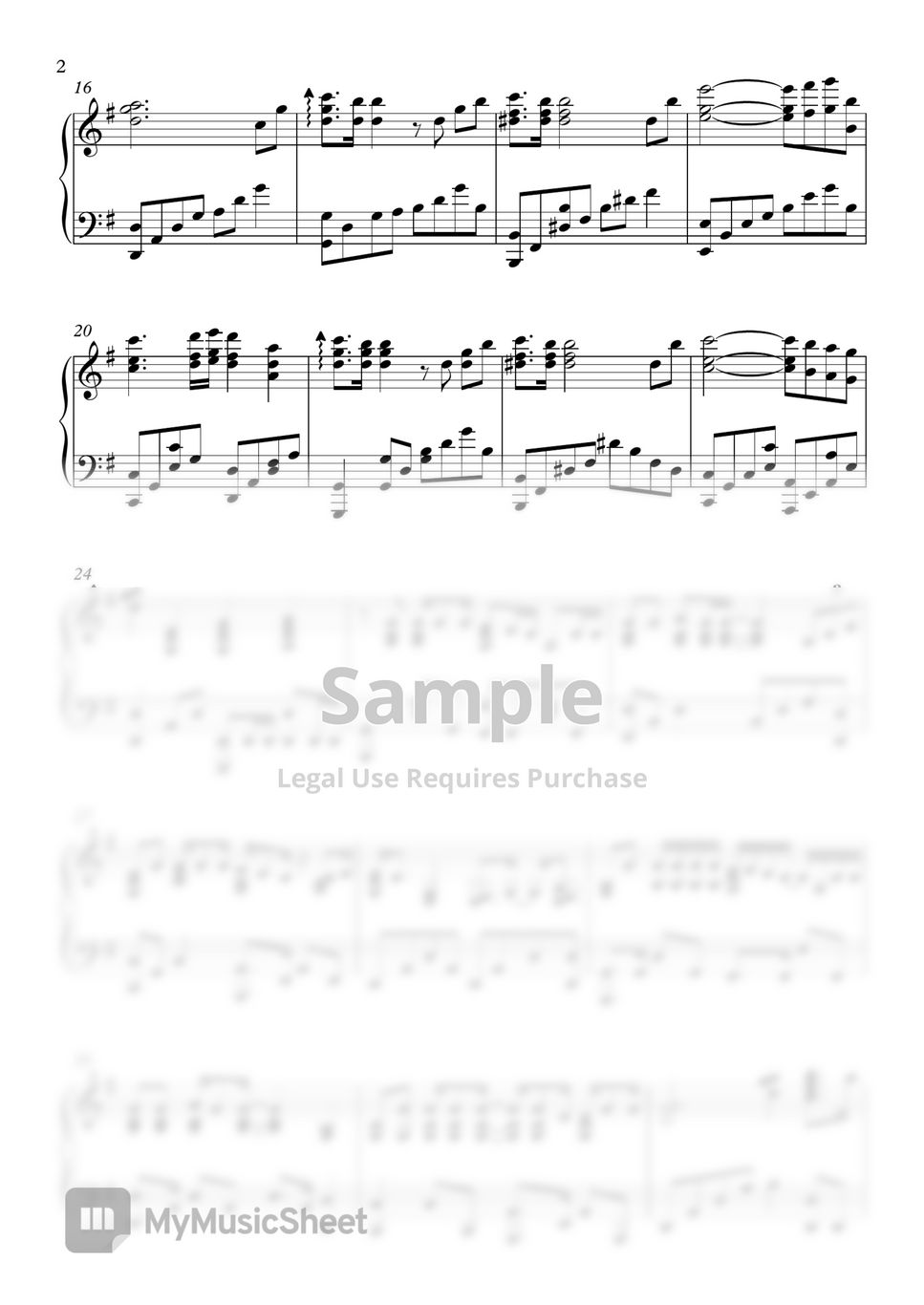 X JAPAN - Say Anything (Piano Cover) Sheets by rlathdud