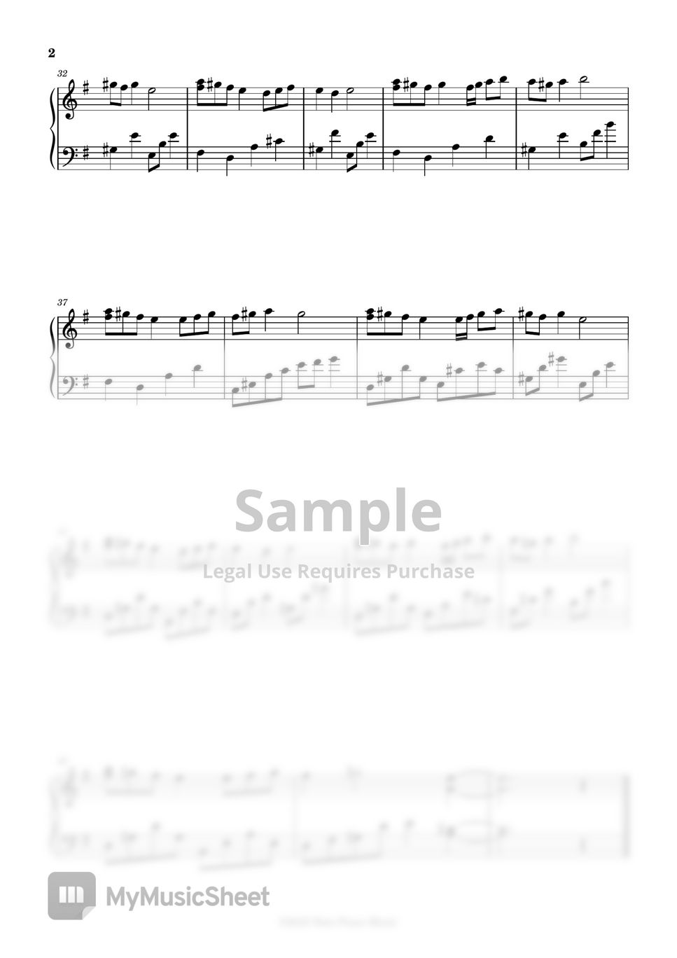 Nats Piano Music - Red Moon Princess 악보