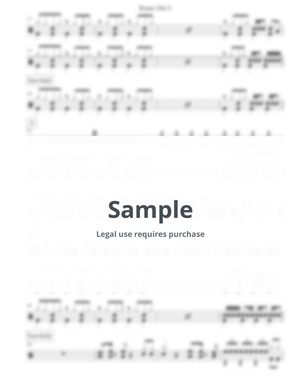 乃木坂46 - Route 246 Sheets by Arkadia Drums