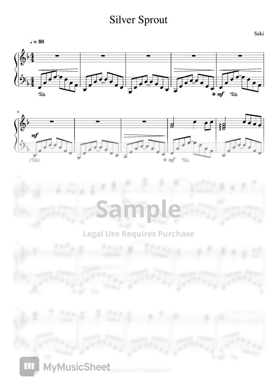 Silver Sprout 악보