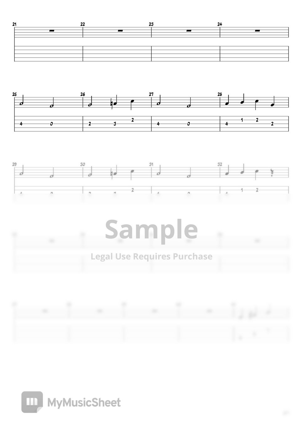 Mrs. GREEN APPLE - Inferno Tab + 1staff by 김날새