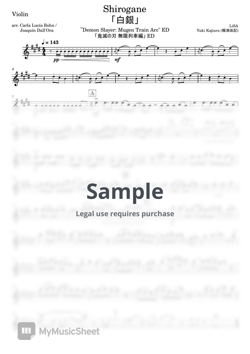 LiSA / Yuki Kajiura - Shirogane | "Demon Slayer: Mugen Train Arc" ED ...