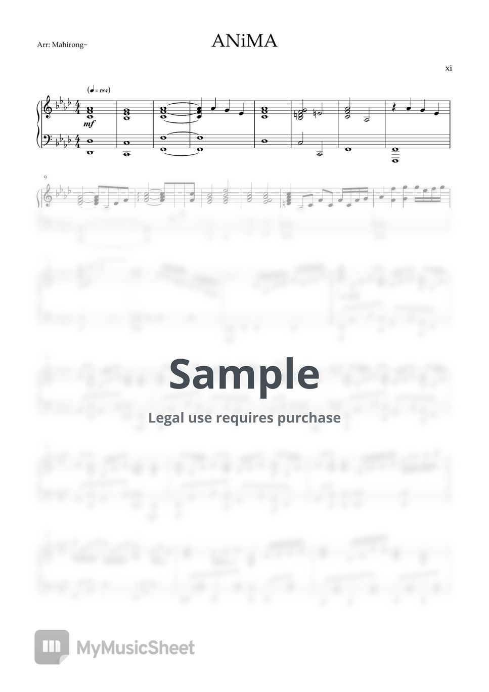 Deemo - ANiMA (xi) Sheets by Mahirong