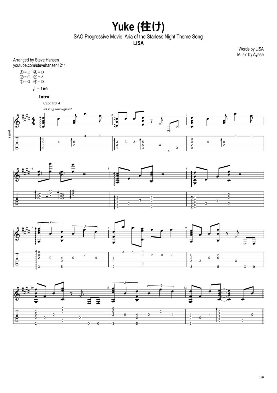 Sword Art Online Progressive: Aria of a Starless Night Theme Song ...