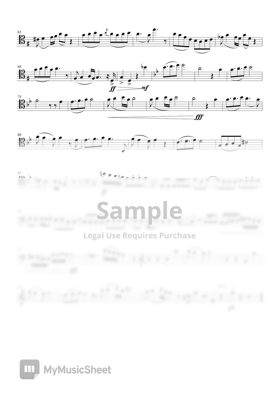 Carlos Gardel - Por una cabeza (Violin,Cello &Piano) Sheets by JET