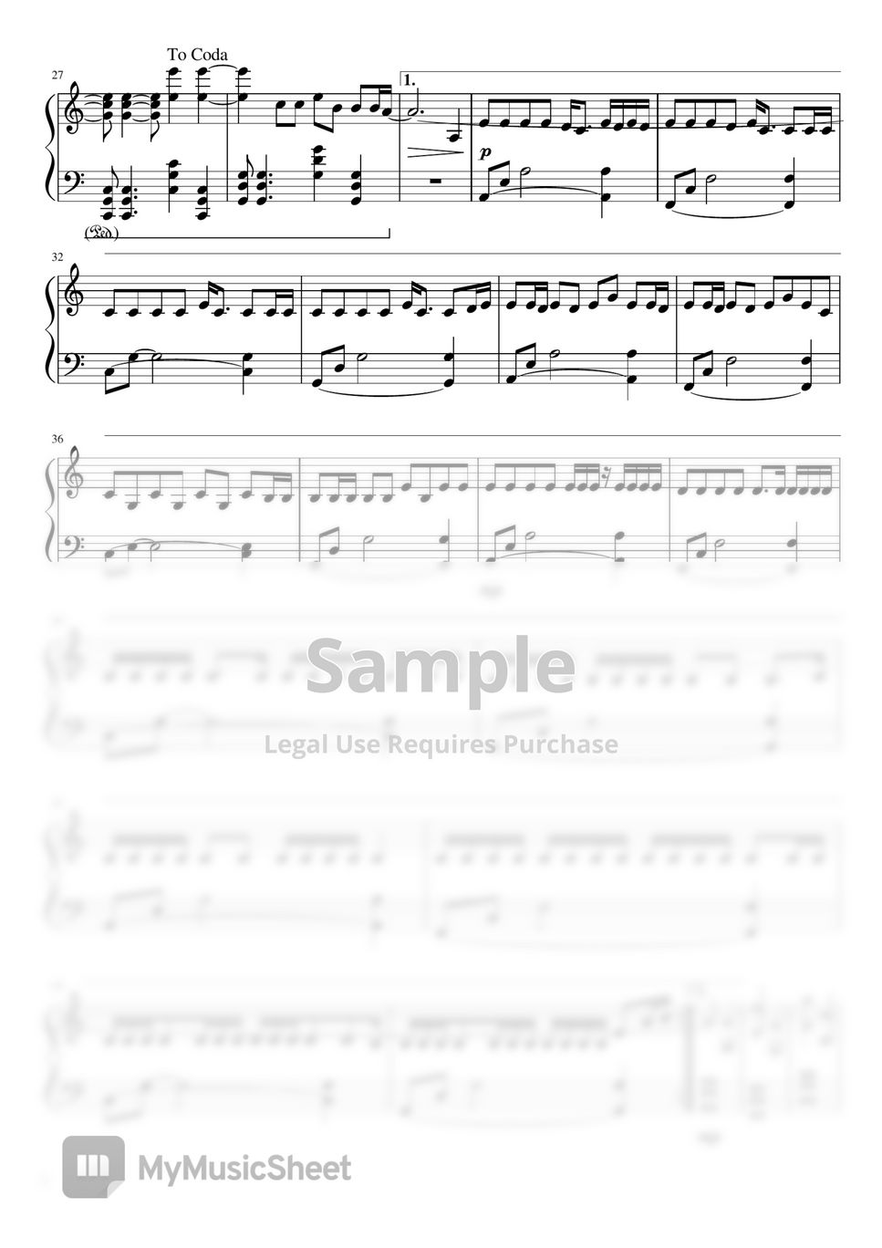 Younha (Feat. RM) - Winter Flower 악보 by TK Music