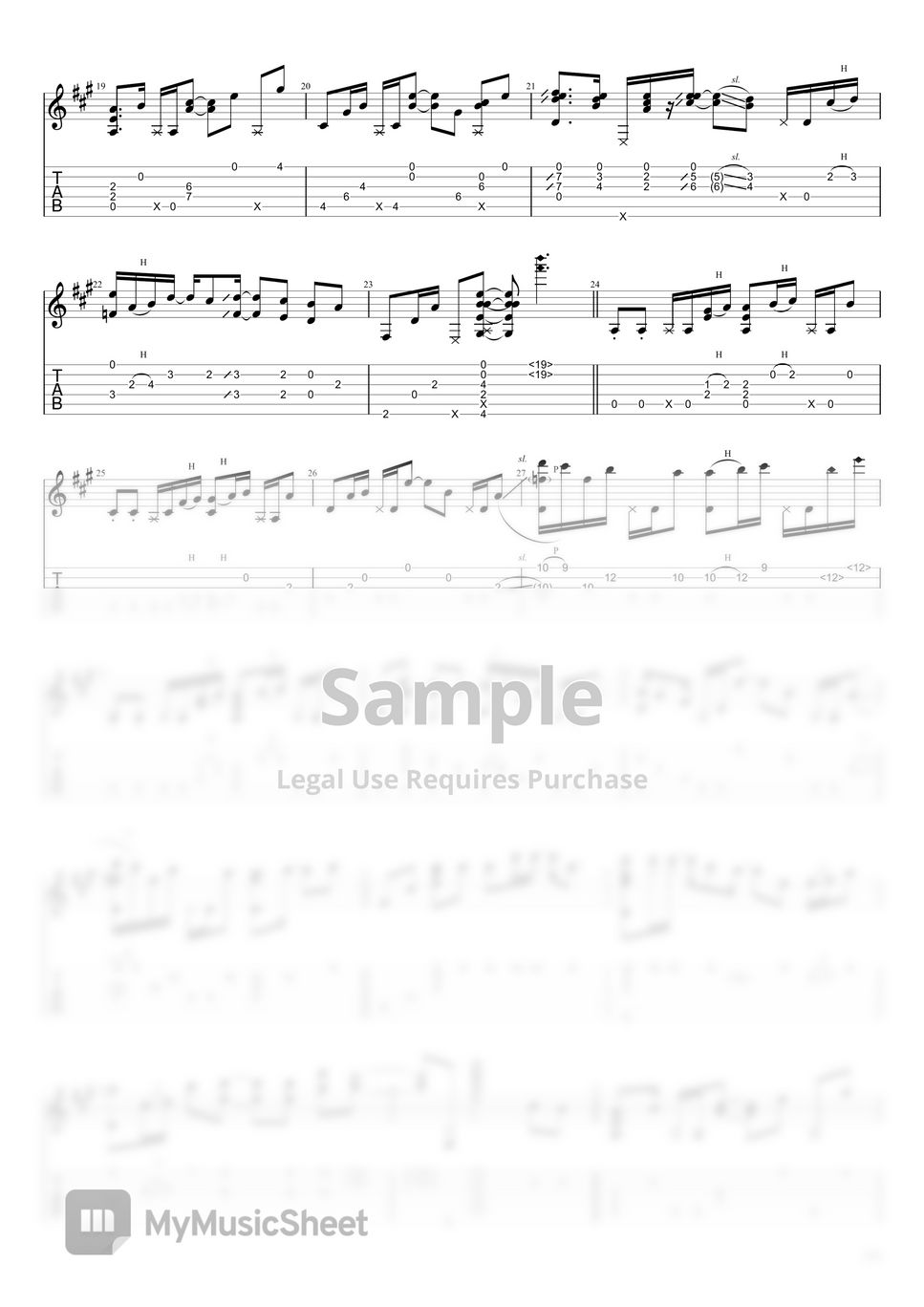 CHEN(첸)XPunch(펀치) - Everytime (태양의 후예 OST) 악보 by David Chun