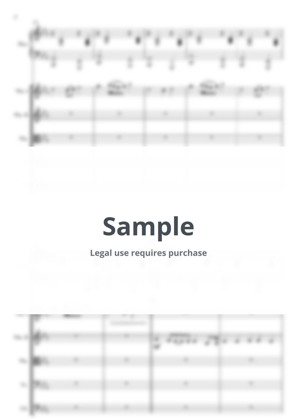 Akeboshi - Wind (Piano and Strings ensemble) 악보 by Rollof Jons