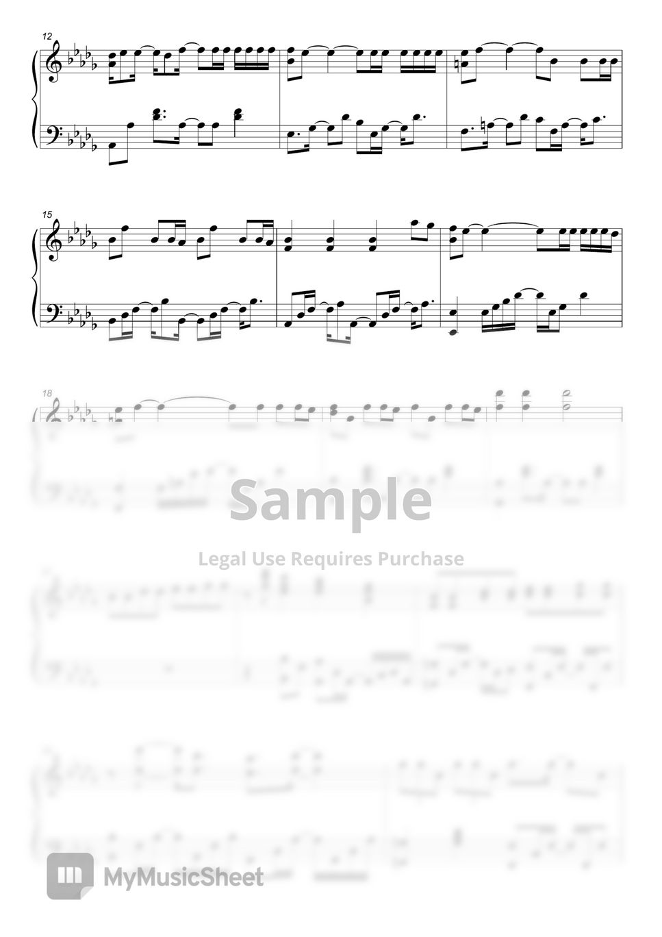 X1 (엑스원) - Stand Up (Intro.) [PIANO COVER] Sheet