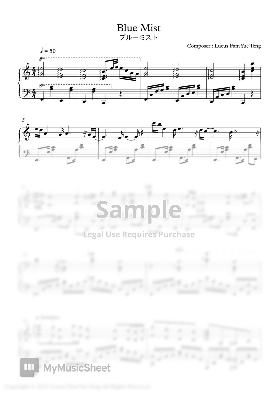 Pianominion - Blue Mist (ブルーミスト) (Original Composition by Lucus Fam Yue ...