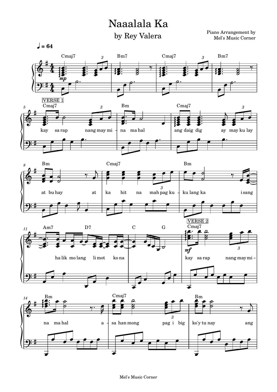 rey-valera-naaalala-ka-piano-sheet-music-sheets-by-mel-s-music-corner